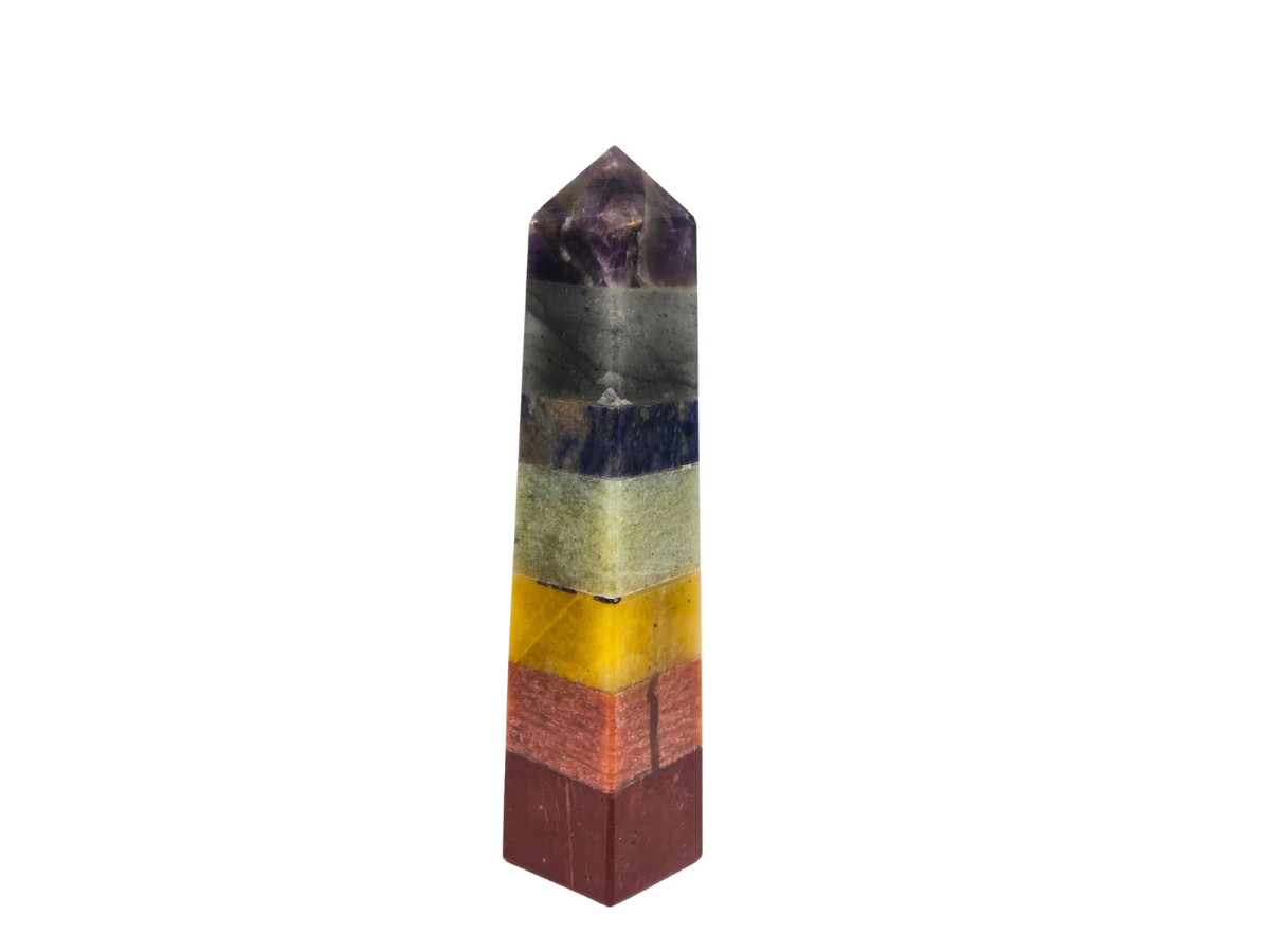 7 Chakra Tower- 160-180 g – Hemal Crystal
