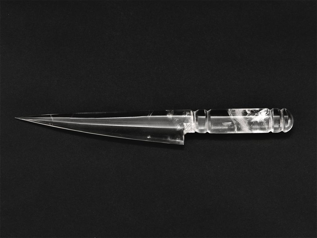 Crystal Knife with few inclusion - 15 - 17 cm – Hemal Crystal